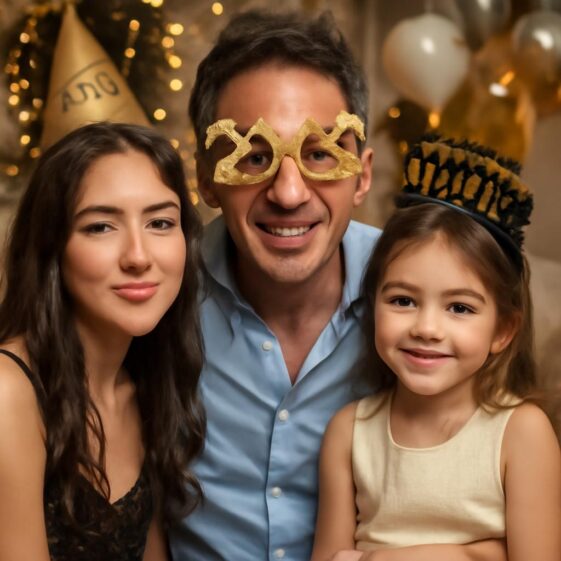 Mauricio Ochmann Celebra O Ano Novo Com Suas Filhas Lorenza E Kailani